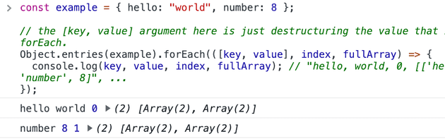 JavaScript ForEach Array prototype forEach Atomized Objects