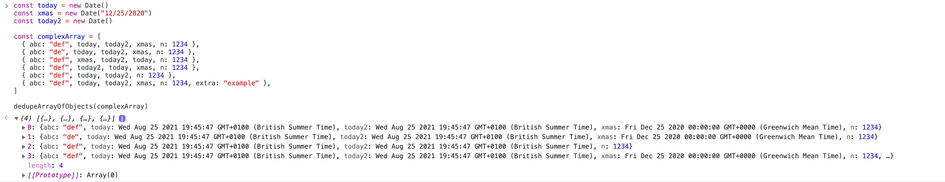 How to remove duplicate objects from an array of objects in JavaScript | Atomized Objects