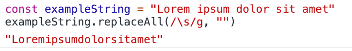 How To Remove All Spaces From A String In JavaScript Atomized Objects